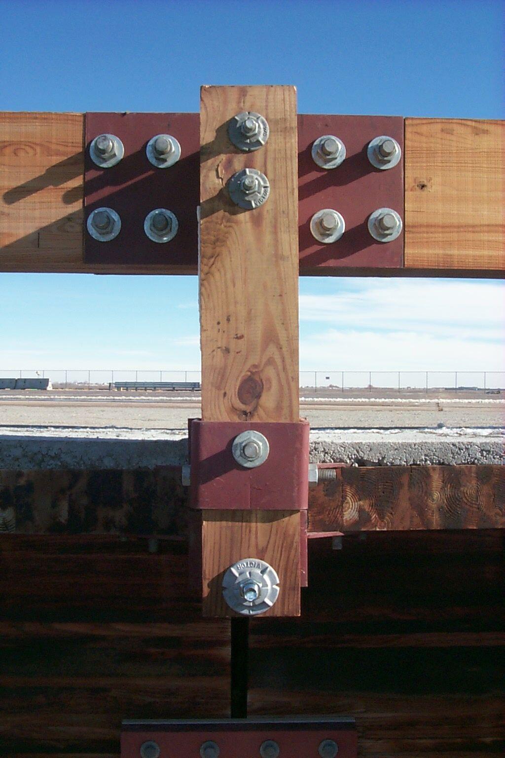 TL-2 Glulam Timber Bridge Railing - Task Force 13