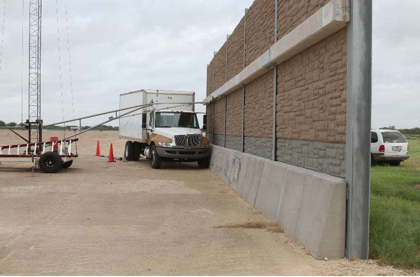 Traffic Barrier with Inertial Crash Panel and Soundwall System, MASH TL ...